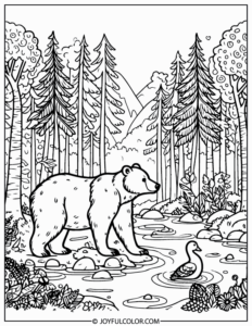 Fun & FREE Printable Bear Coloring Pages - Print & Color Today!