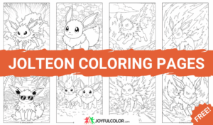 25+ Jolteon Coloring Pages – FREE Printable Sheets for Pokemon Fans!