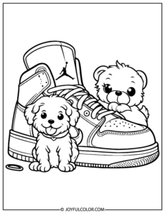 20 Jordan Shoe Coloring Pages Printable for Free Download