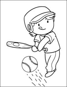 Baseball Coloring Pages - FREE to Print and Download!