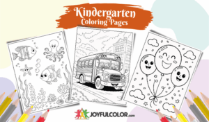 20 FREE Printable Kindergarten Coloring Pages For Kids