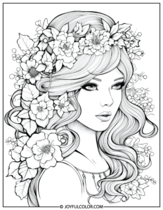 FREE Printable Flower Girl Coloring Pages – Download & Enjoy!