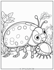 20 Printable Ladybug Coloring Pages for FREE Download