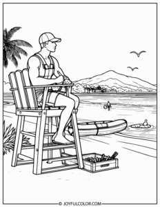 FREE Printable Beach Coloring Pages for All Ages!