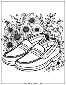 Printable Shoe Coloring Pages for All Ages (FREE Download)