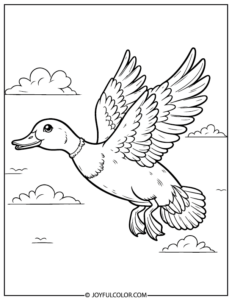 20 FREE Duck Coloring Pages Printable for All Ages!