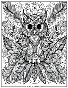 20 Free Printable Owl Coloring Pages for All Ages