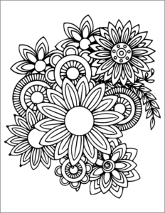 Bloom Floral Coloring Pages - Easy To Print & FREE Download!