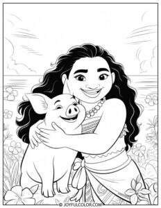 16 FREE Printable Moana Coloring Pages You'll Love These