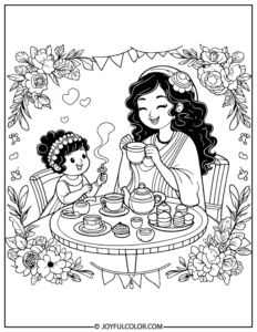 20 Mother's Day Coloring Pages (Free PDF Printable)