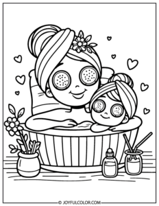 20 Mother's Day Coloring Pages (Free PDF Printable)