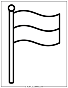 Monaco Flag Coloring Page – FREE Printable Coloring Sheet!