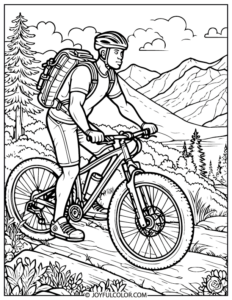 20+ Printable Bicycle Coloring Pages Free PDF Download!