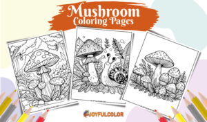 20+ Amazing Printable Mushroom Coloring Pages (All FREE!)