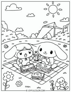 24 FREE Printable My Melody Coloring Pages For Your Little One