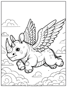 20 Amazing Rhino Coloring Pages FREE PDF Printable