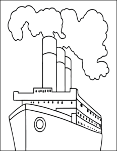 Printable Ship Coloring Pages - FREE Download