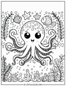 Printable Ocean Coloring Pages - FREE to Print and Download!