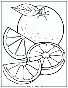 Fruit Coloring Pages Printable for Free Download