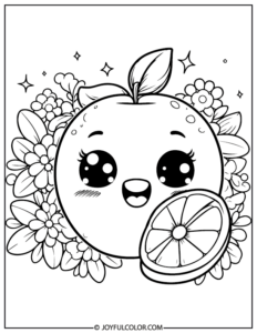 20 FREE Printable Orange Coloring Pages for All Age