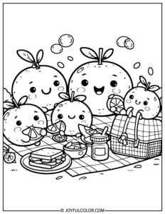20 FREE Printable Orange Coloring Pages for All Age