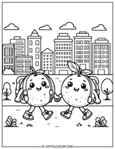 20 FREE Printable Orange Coloring Pages for All Age