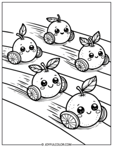 20 FREE Printable Orange Coloring Pages for All Age