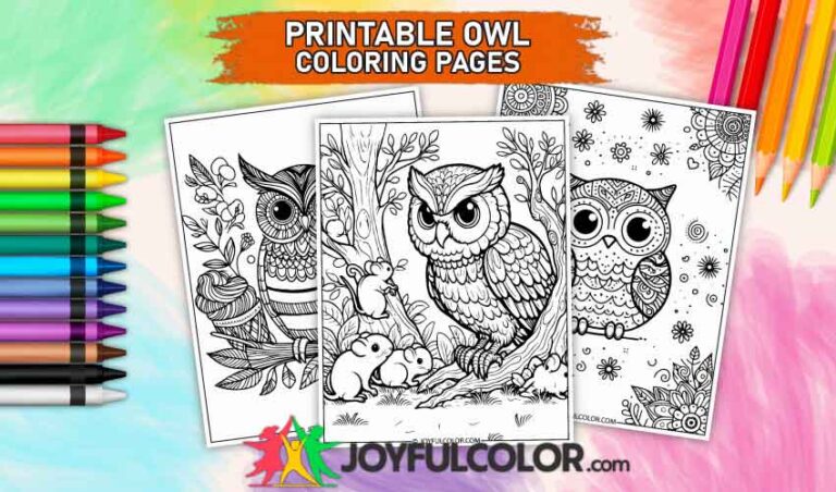 JoyfulColor - FREE Printable Coloring Pages for All Ages