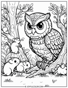 20 Free Printable Owl Coloring Pages for All Ages