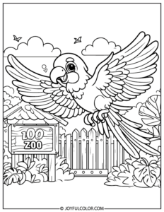 20 FREE Printable Zoo Animal Coloring Pages - Download & Enjoy!