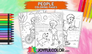 26 FREE Printable People Coloring Pages for Kids & Adults