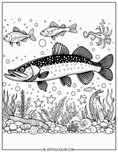 20 Fish Coloring Pages You'll Love - FREE & Printable
