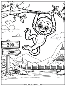 20 FREE Printable Zoo Animal Coloring Pages - Download & Enjoy!