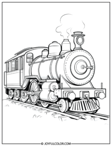 Top 24 FREE Printable Train Coloring Pages for Kids