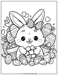 20 FREE Printable Easter Bunny Coloring Pages for Kids & Adults