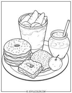 Food Coloring Pages for All Ages - FREE Printable & Download