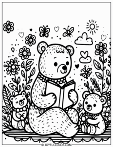 Fun & FREE Printable Bear Coloring Pages - Print & Color Today!