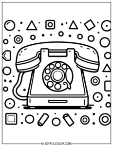 Printable Phone Coloring Pages - Download & Print for FREE
