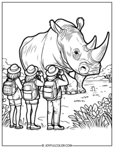 20 Amazing Rhino Coloring Pages FREE PDF Printable