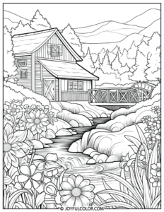20 Printable Country Life Coloring Pages - FREE Download!
