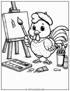 20 FREE Printable Rooster Coloring Pages for All Ages!