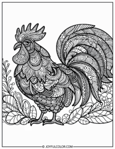 20 FREE Printable Rooster Coloring Pages for All Ages!