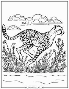 20 FREE Printable Cheetah Coloring Pages - Download & Enjoy!