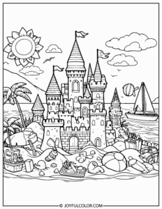 FREE Printable Beach Coloring Pages for All Ages!