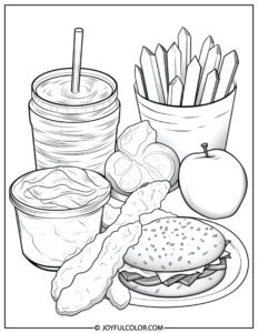 Food Coloring Pages for All Ages - FREE Printable & Download