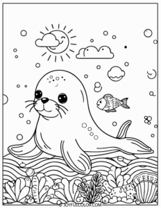 20 FREE Printable Sea Animal Coloring Pages for All Ages!