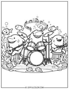 Shark Coloring Pages Printable FREE Download for All Ages!