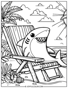 Shark Coloring Pages Printable FREE Download for All Ages!