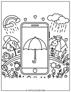 Printable Phone Coloring Pages - Download & Print for FREE