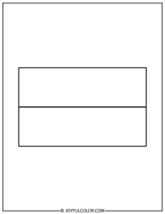 Monaco Flag Coloring Page – FREE Printable Coloring Sheet!
